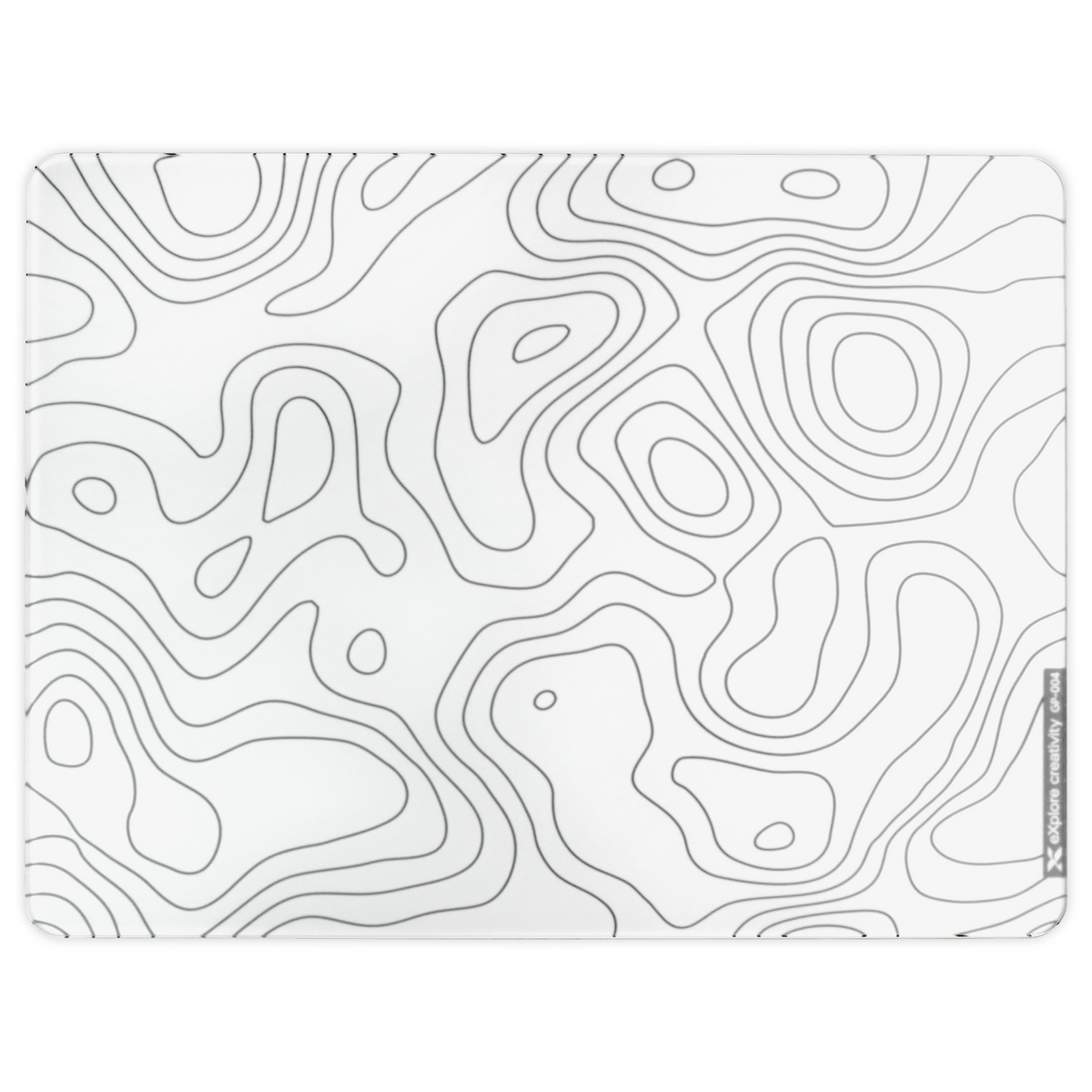 XVX SpacePad Glass Gaming Mouse Pad with Etched Surface Full Anti-Slip ...