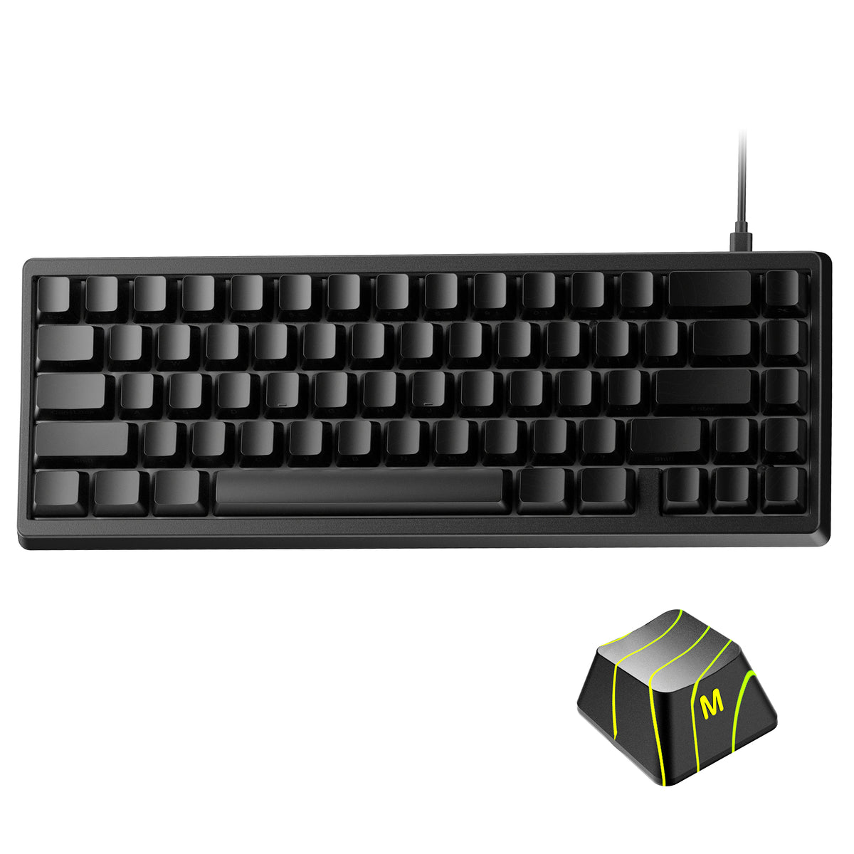 XVX M67 JadeStone Mechanical Keyboard With IMD-Tech Keycaps (Phantom T ...