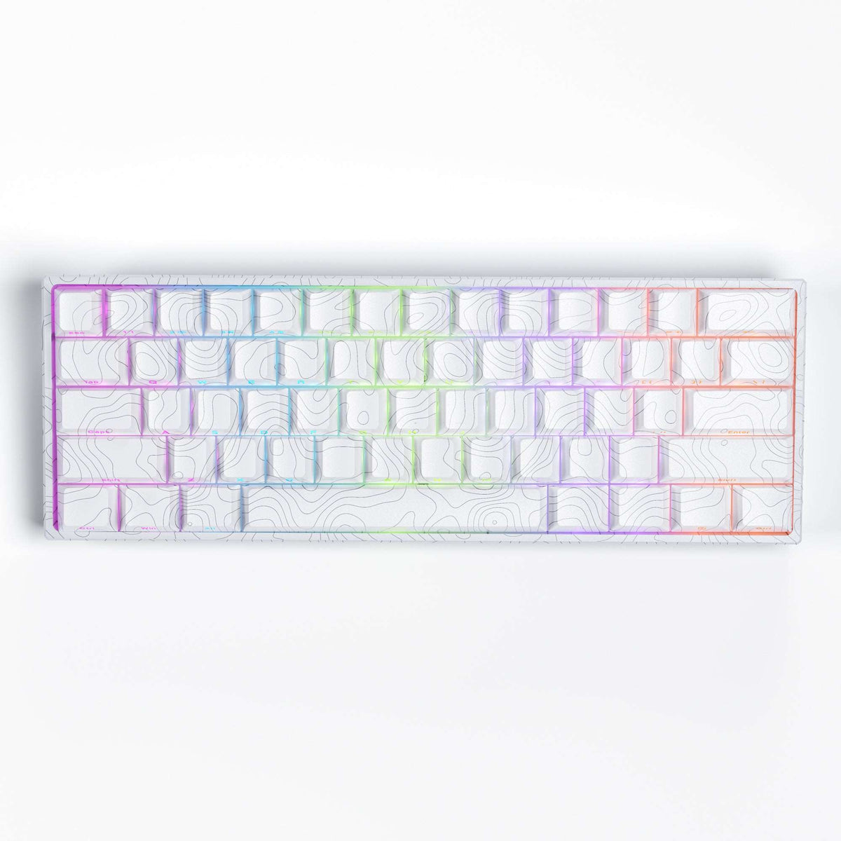 XVX M61 Pro 60% Topographic Themed Tri-Mode Mechanical Keyboard – XVX ...