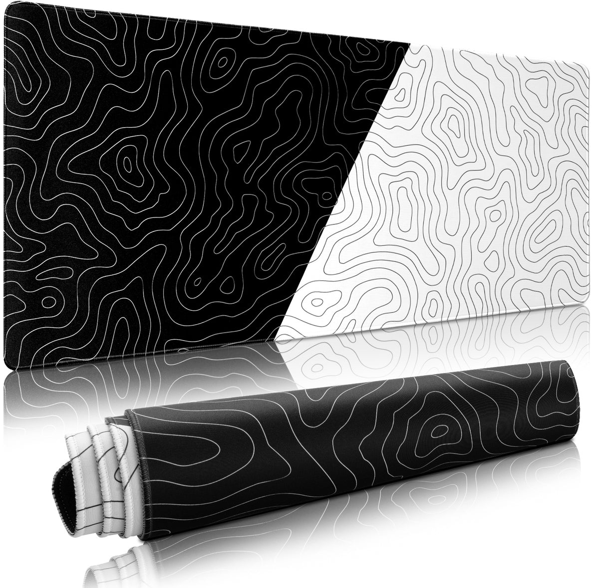 XVX Topographic OUTLINE THEMED LARGE DESK MAT – XVX Keyboard Channel