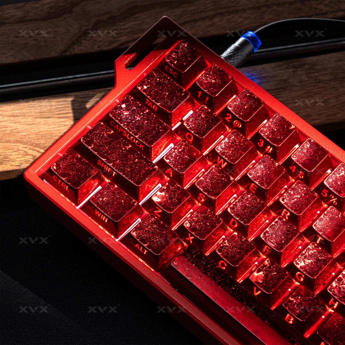 XVX Foil series Shine-Through Double-Shot Dye-Sub Cherry Profile Keyca ...