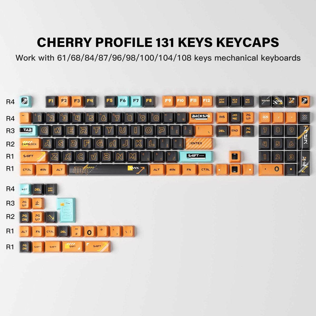 XVX Speed/Heartbreak Dye-Sub Cherry Profile Keycap Set (131-Key) – XVX ...
