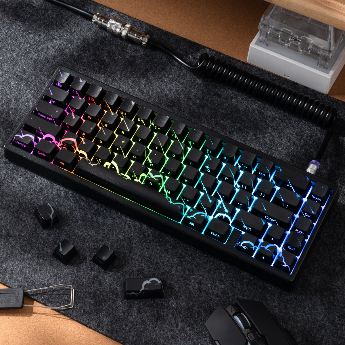 XVX Meteor Version Pattern OEM Profile IMD-Tech Keycap Set-118keys ...