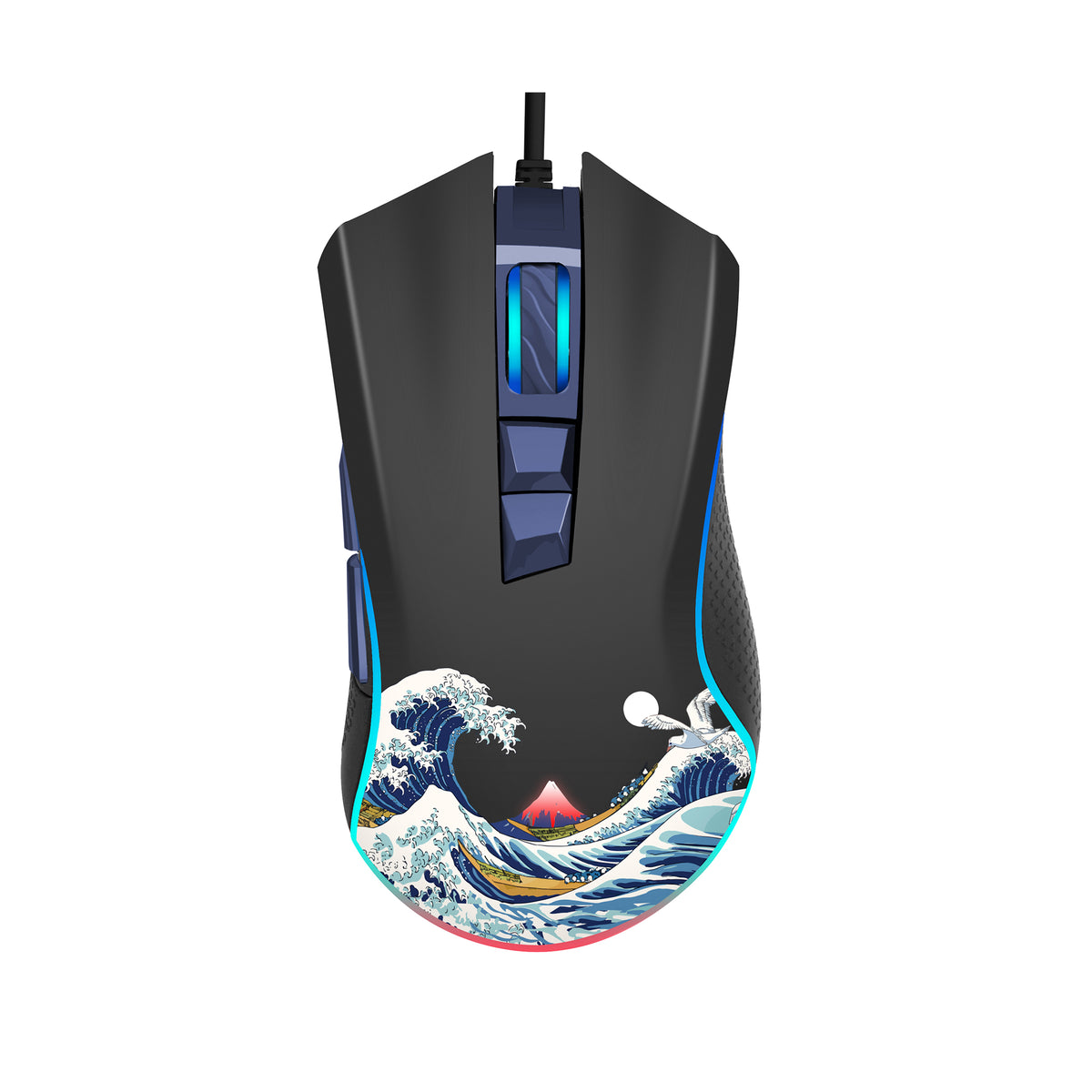 XVX G705 Kanagawa Themed Gaming Mouse (Wired) – XVX Keyboard Channel
